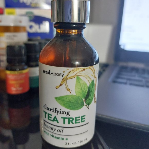 Seed + Posy | Skincare | Seed Posy Clarifying Tea Tree Beauty Oil 2 Fl ...